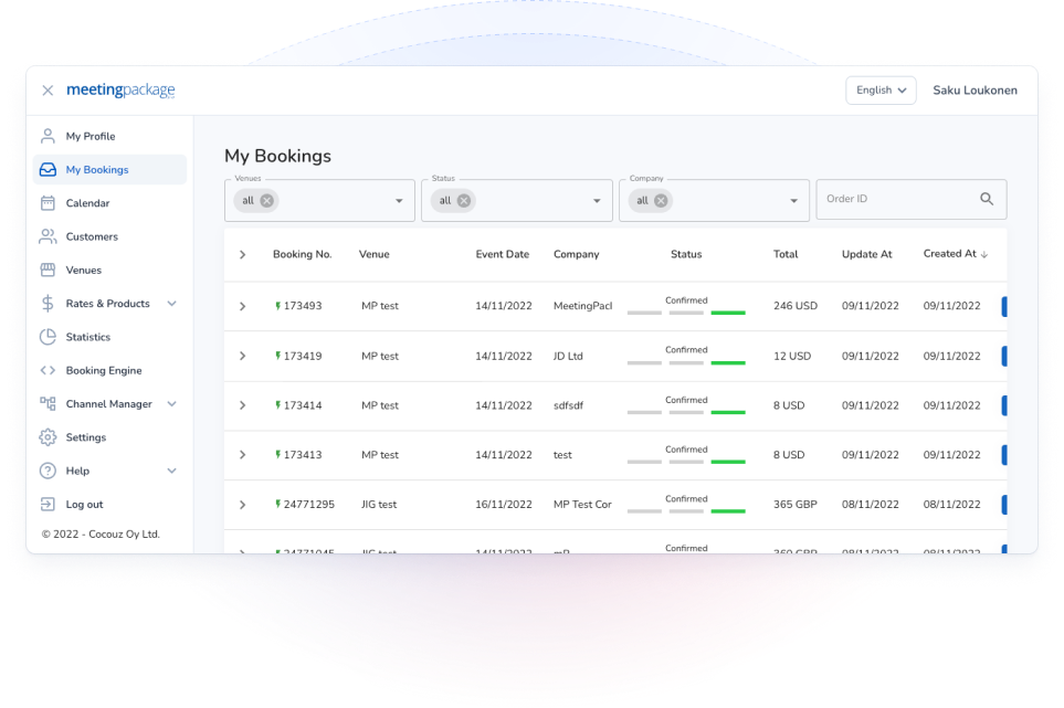 Manage your venues and meeting rooms with ease | MeetingPackage